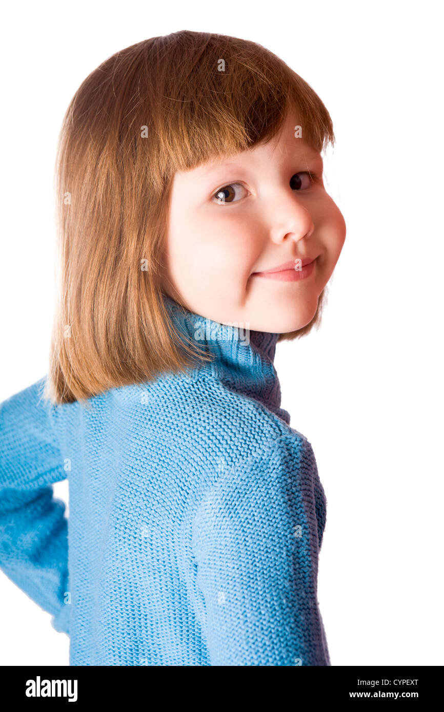 Person wearing blue sweater hi-res stock photography and images - Alamy