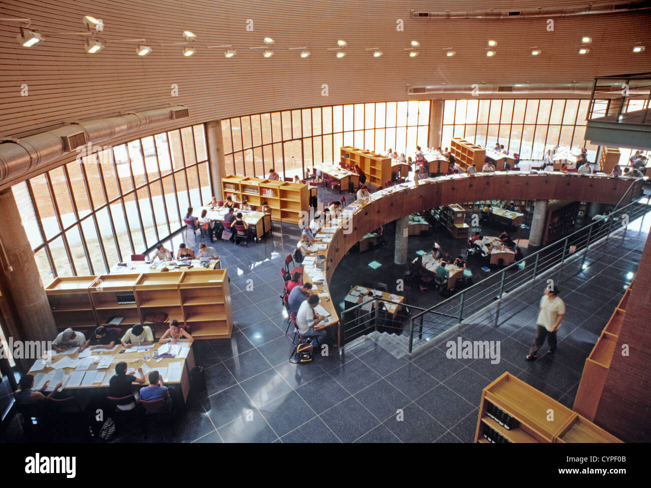 University library Malaga Costa del Sol Andalusia Spain biblioteca de ...
