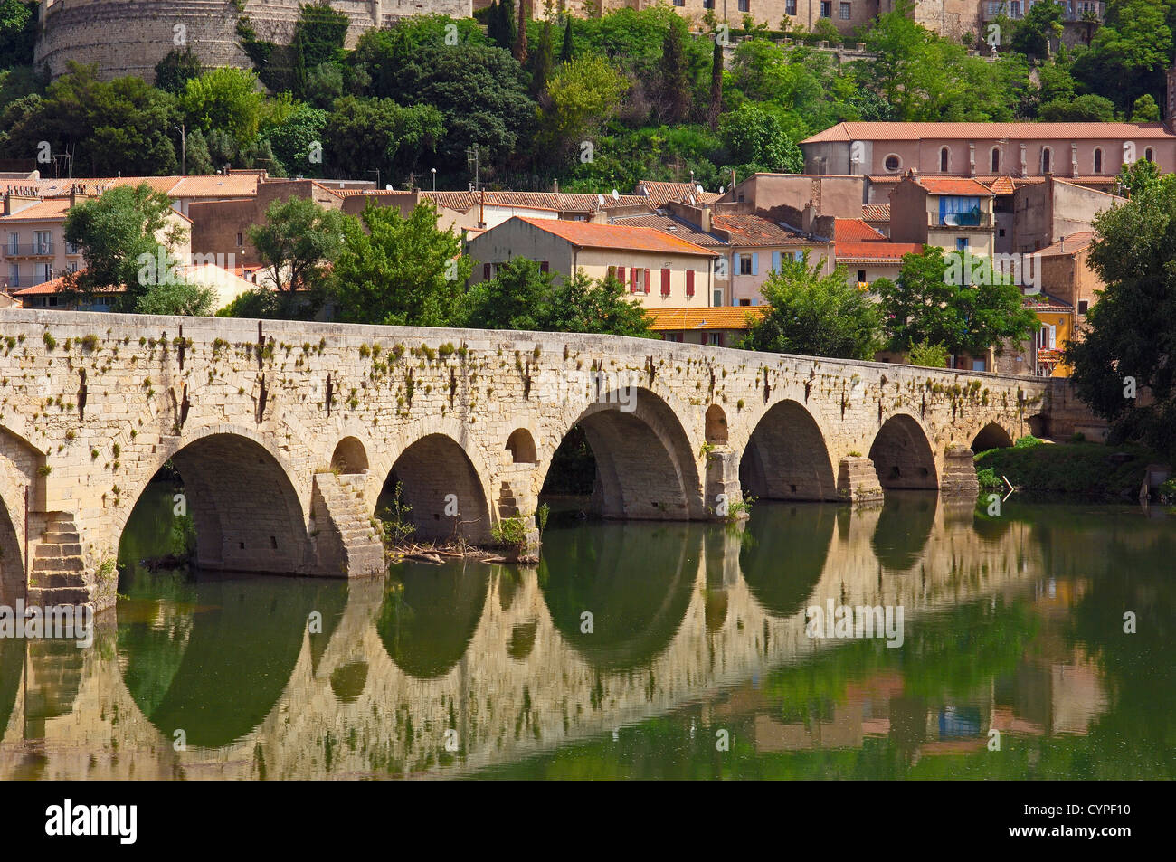Old bridge over orb river hi-res stock photography and images - Alamy