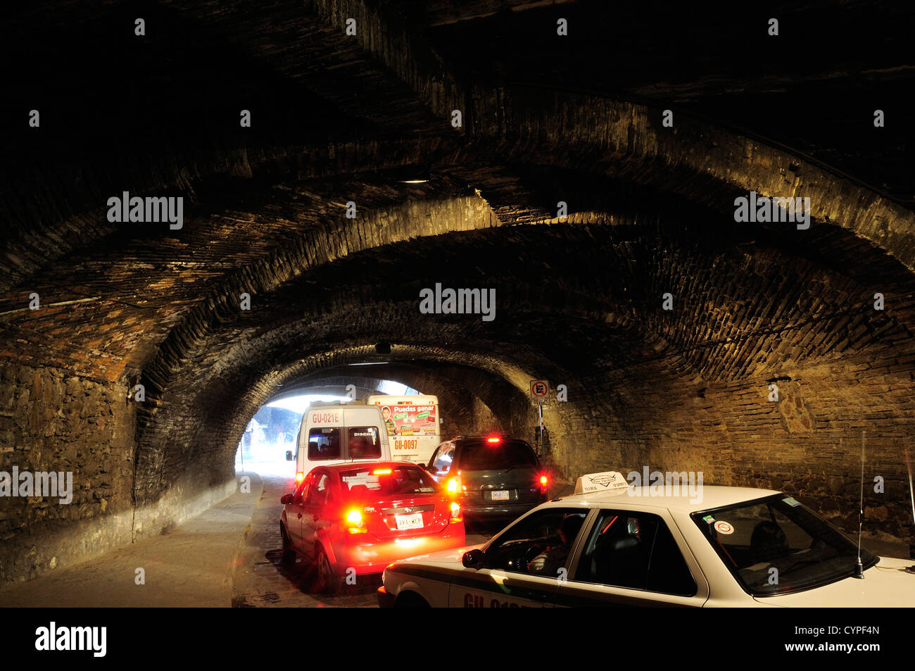 Subterranean road with vehicles. American Cultural Cultures Hispanic ...