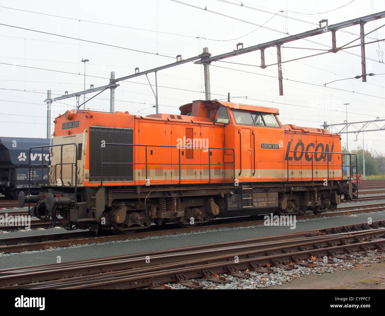 Train DB Class V 100 Westhavenweg Stock Photo - Alamy