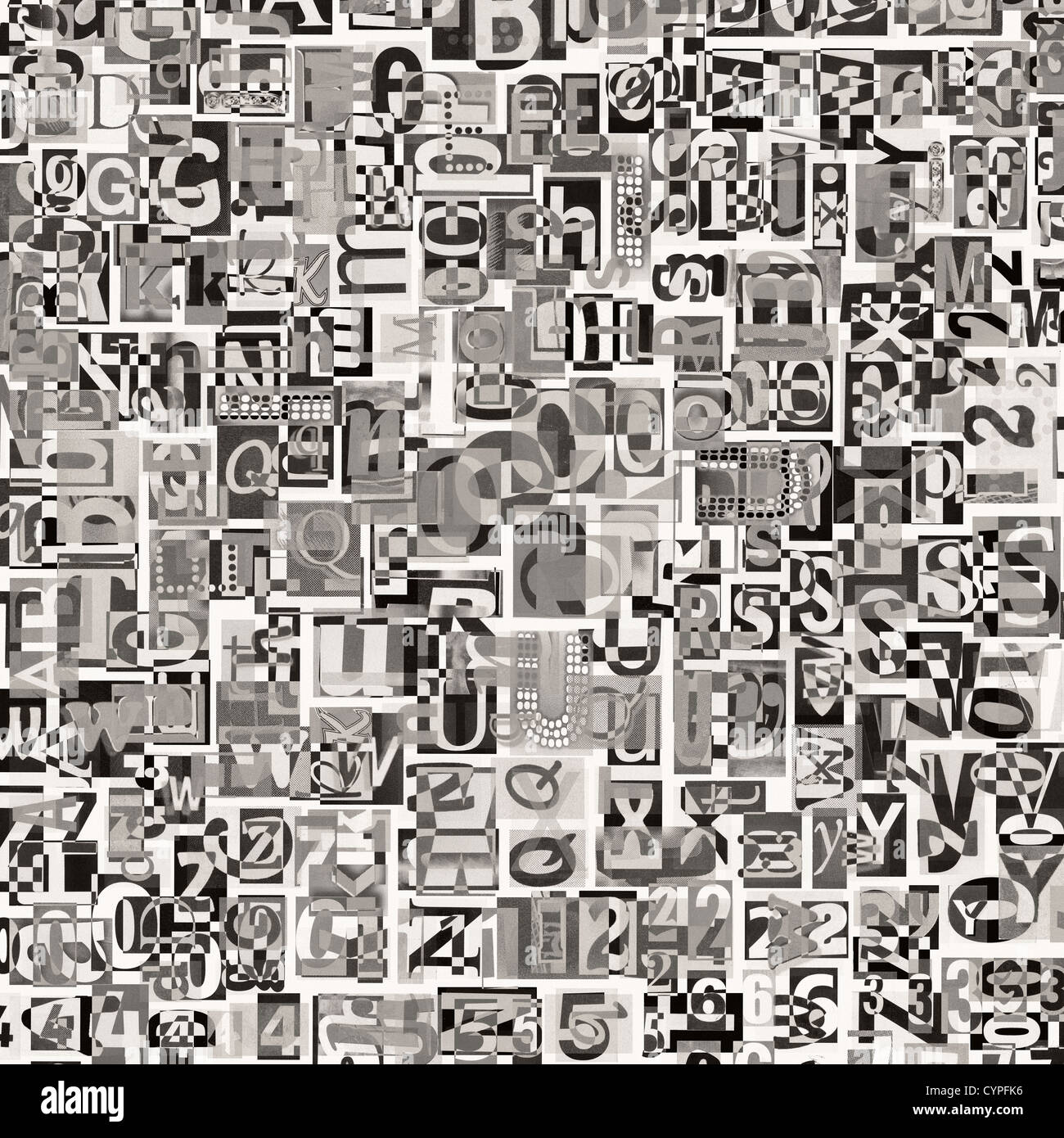 Newspaper Clipping Collage Type