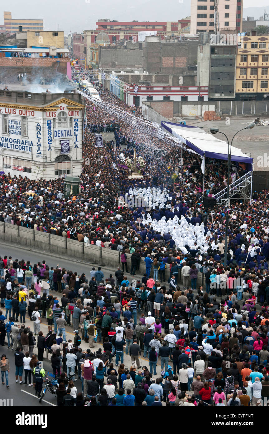 Lord holy christ of miracles festival hi-res stock photography and ...