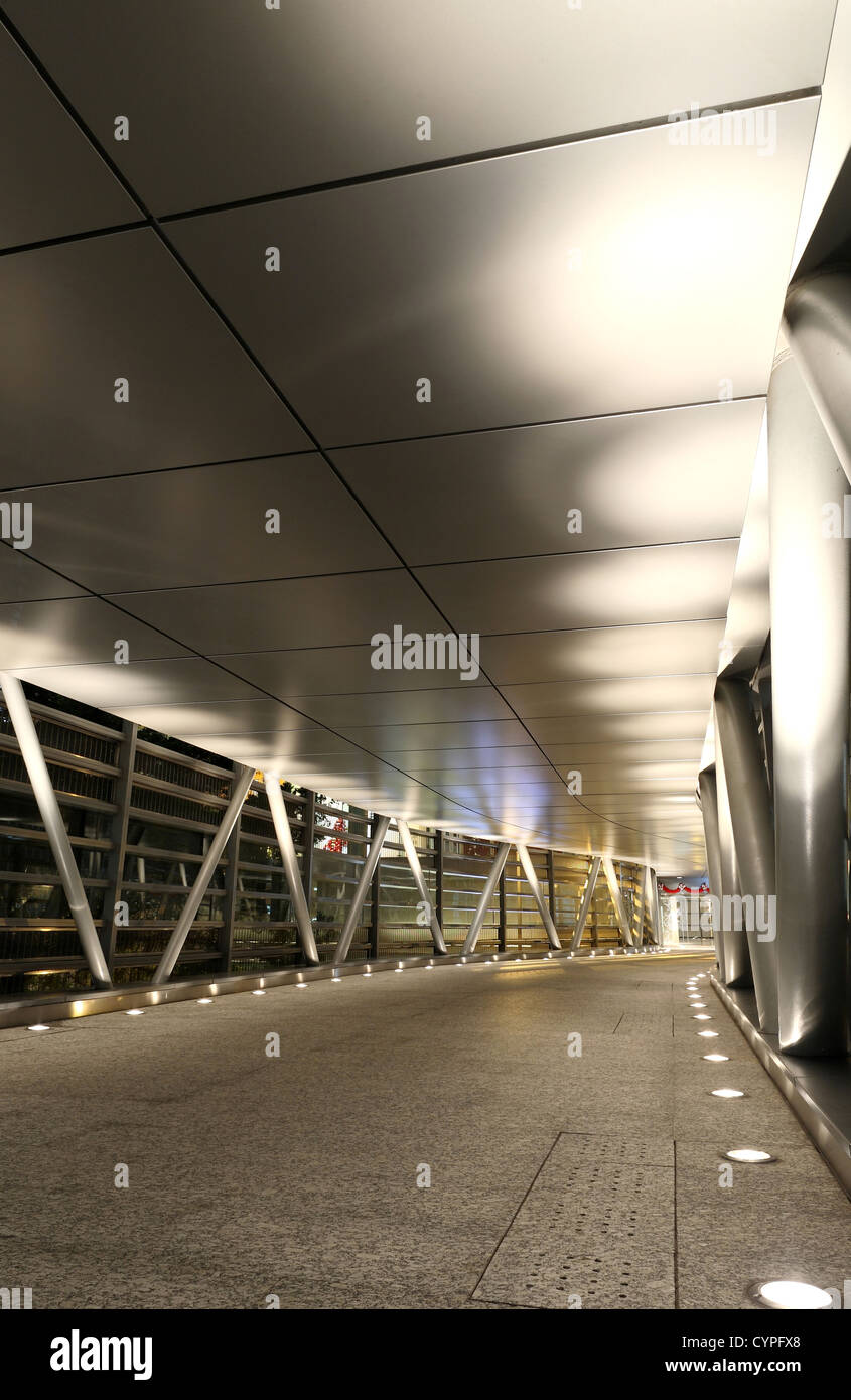 a modern flyover at night Stock Photo - Alamy