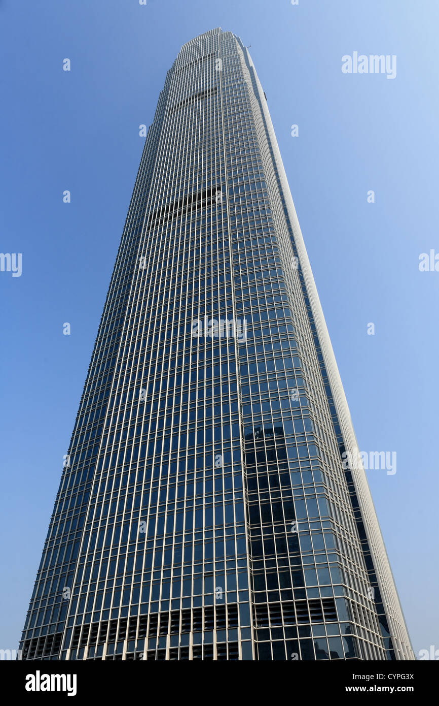 Architecture IFC building, in Hong Kong Stock Photo - Alamy