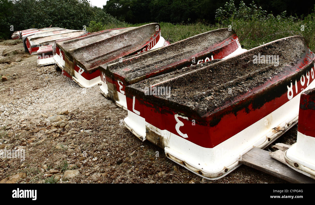 Fishing boats on ground hi-res stock photography and images - Alamy