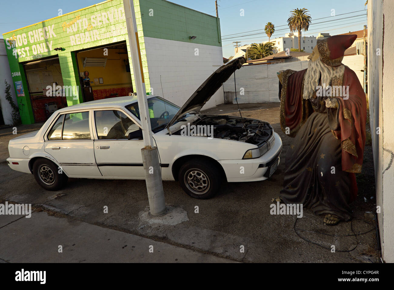 wizard car los angeles california Stock Photo - Alamy