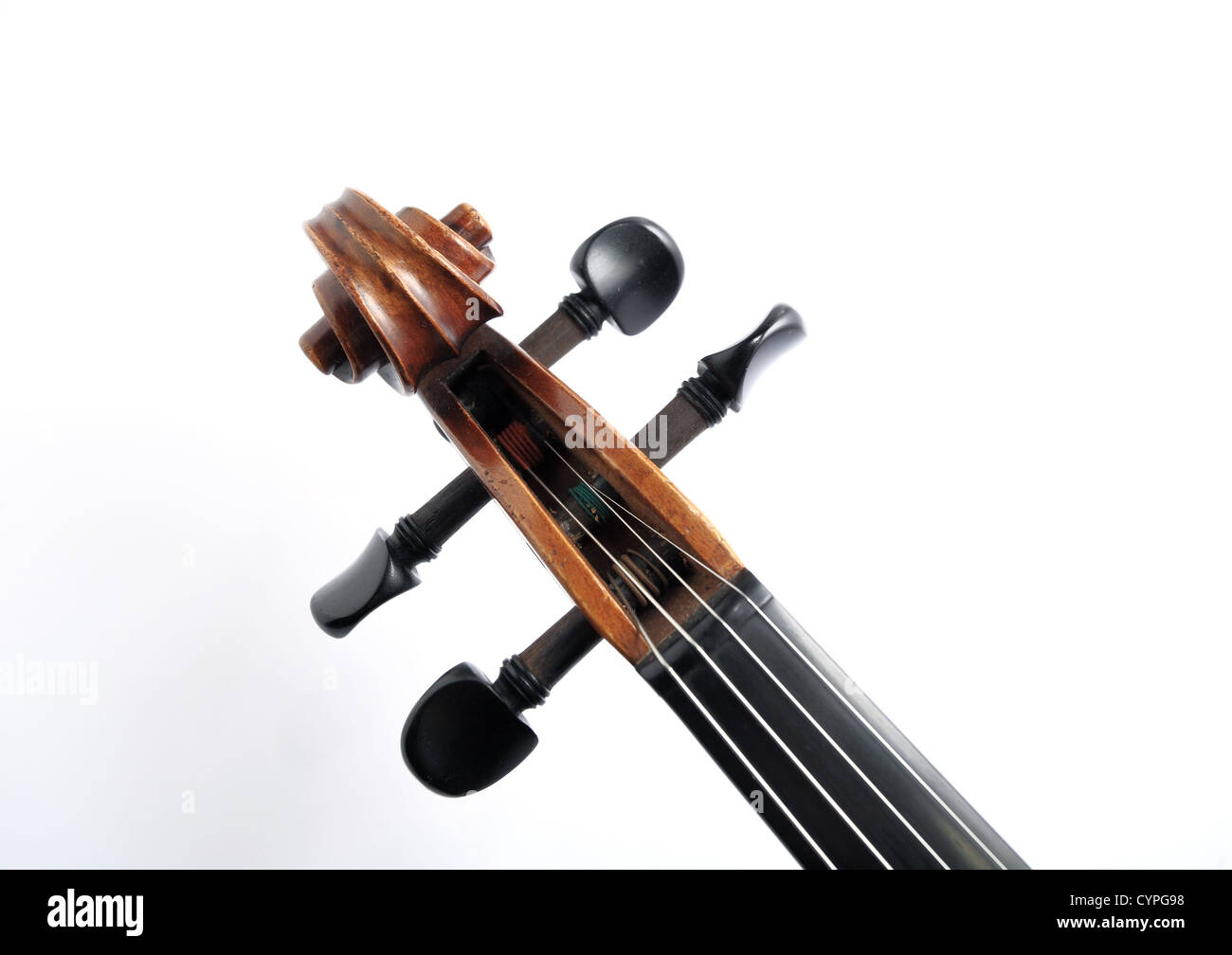 Details of violin head Stock Photo - Alamy
