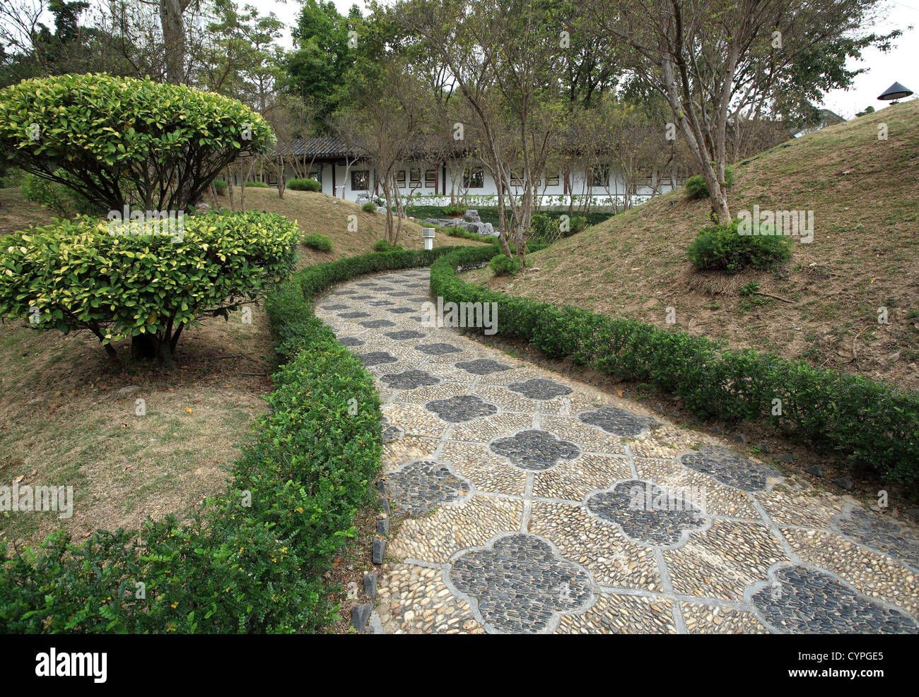 path in chinese garden Stock Photo - Alamy