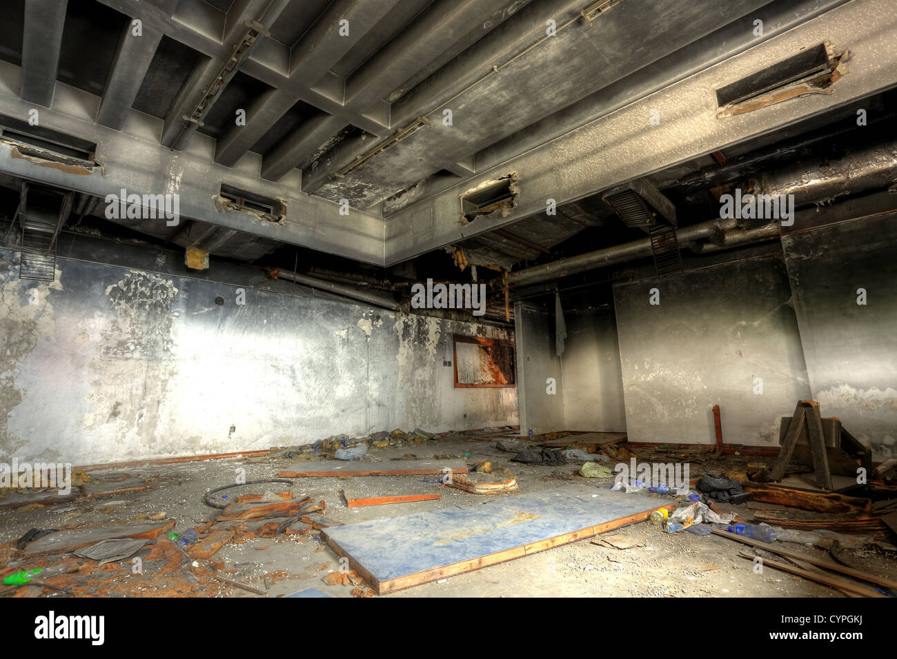 discarded building, indoor Stock Photo - Alamy