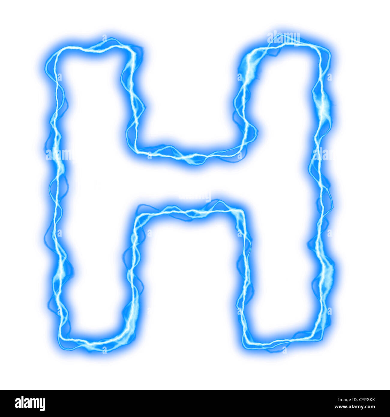 Electric lightning flash font blue hi-res stock photography and images ...