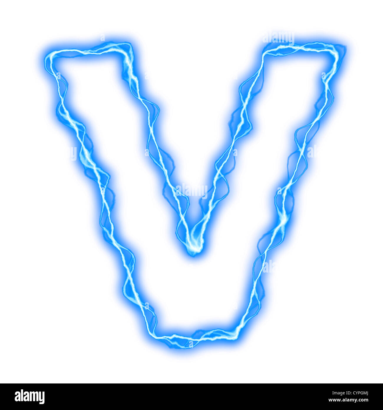 Electric lightning flash font blue hi-res stock photography and images ...