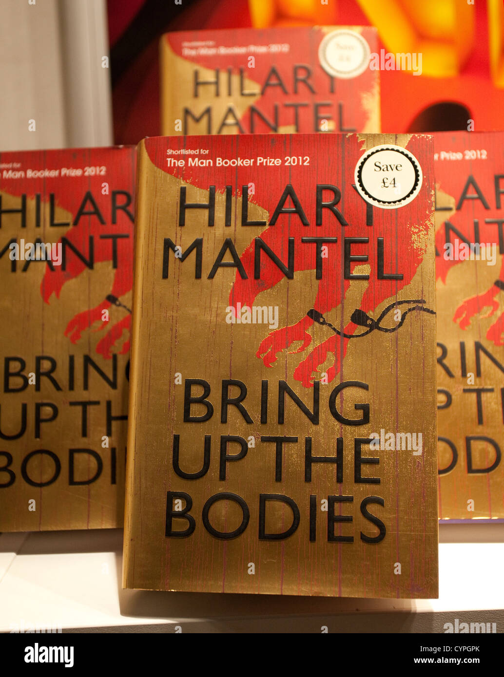 2012 Man Booker Prize winning novel Bring Up The Bodies by Hilary Mantel, London Stock Photo - Alamy