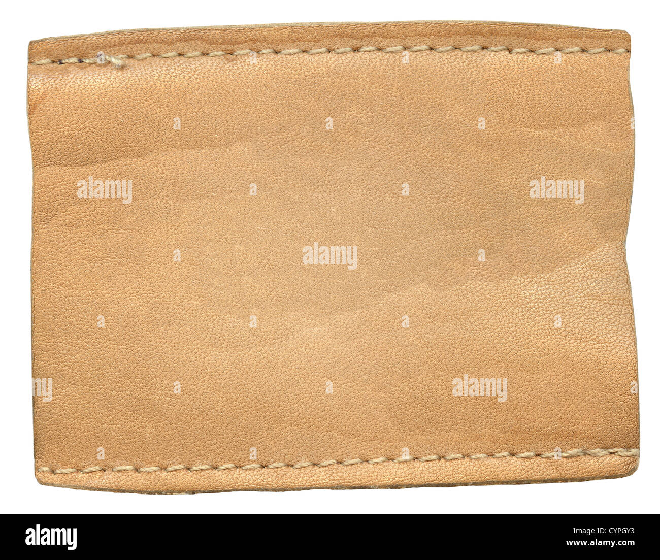 Blank jeans label isolated on white background Stock Photo - Alamy
