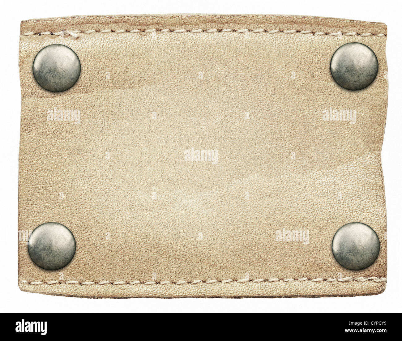 Blank jeans label isolated on white background Stock Photo - Alamy
