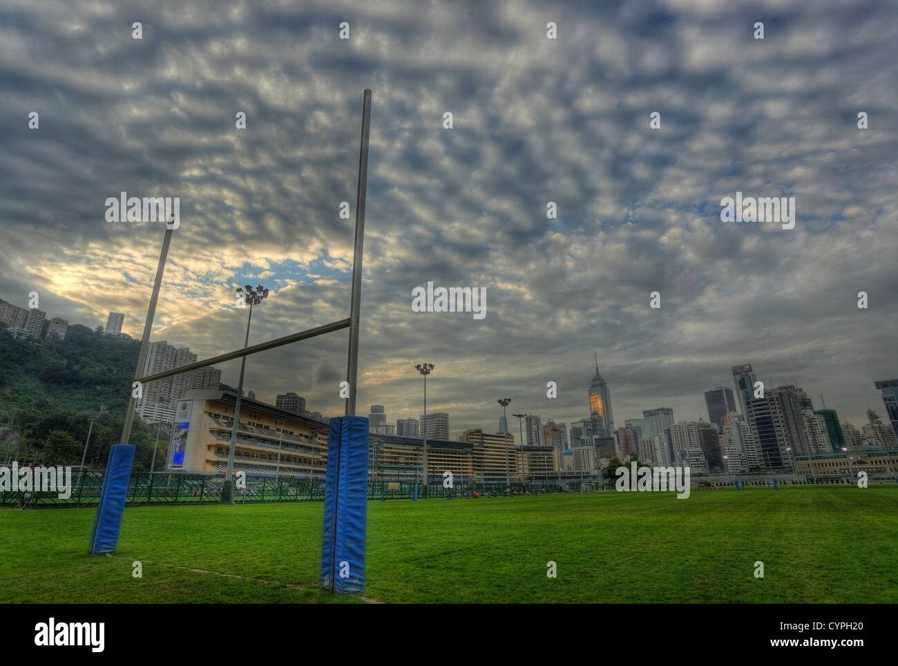 Kick goalposts rugby hi-res stock photography and images - Alamy