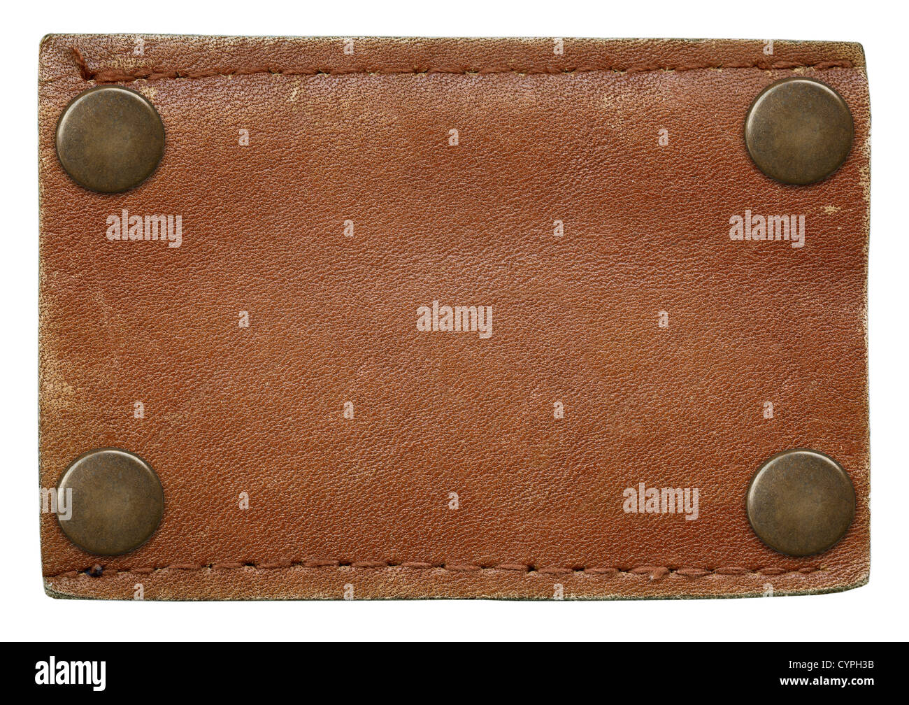 Blank jeans label isolated on white background Stock Photo - Alamy