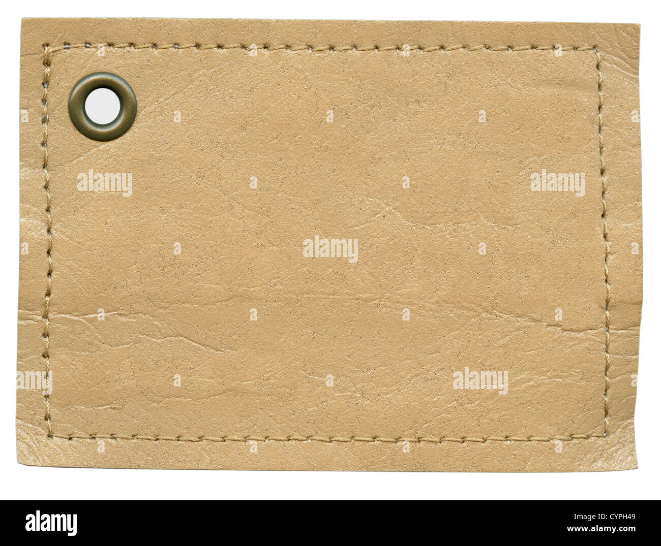 Blank jeans label isolated on white background Stock Photo - Alamy