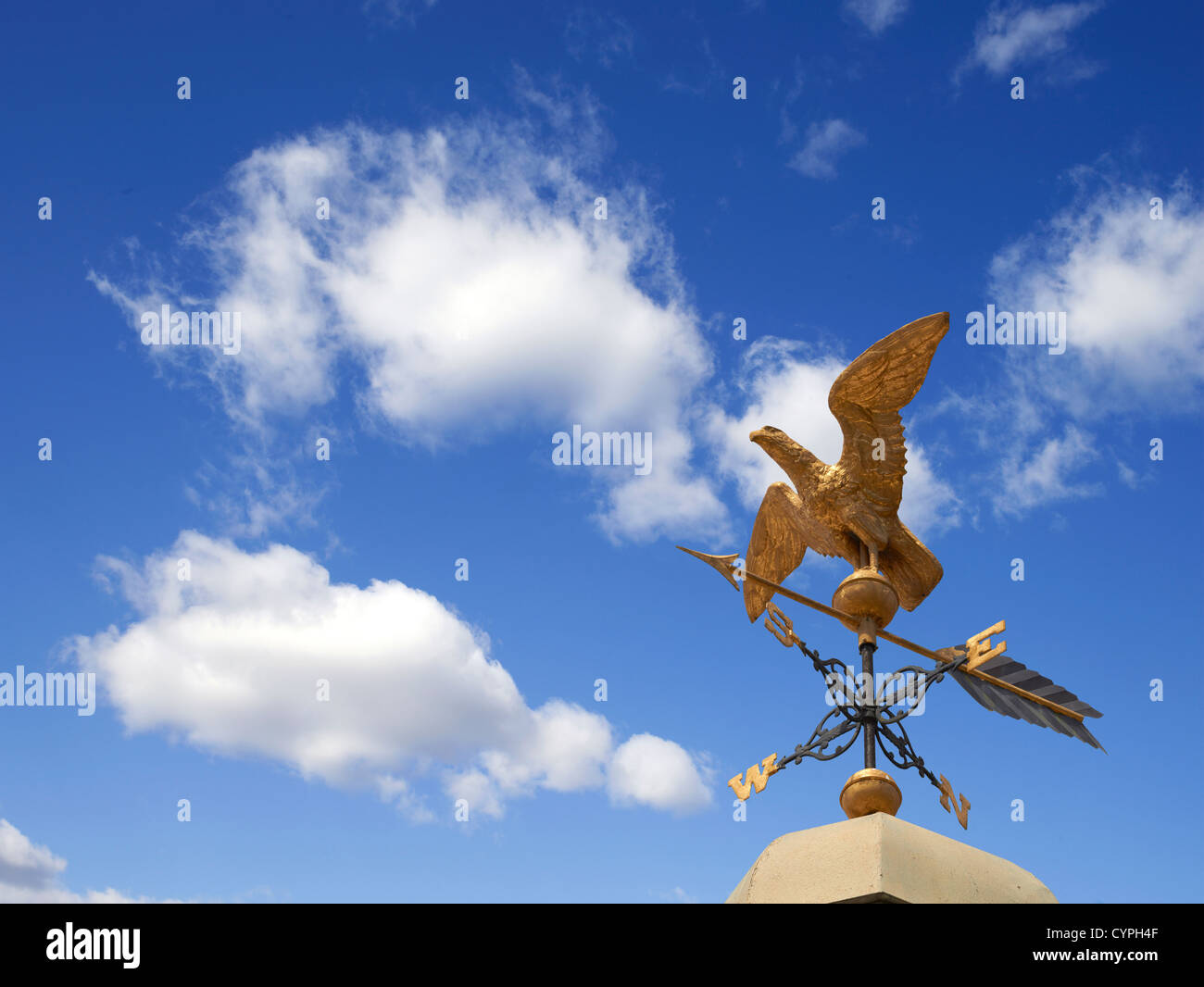 Eagle weather vane Stock Photo - Alamy