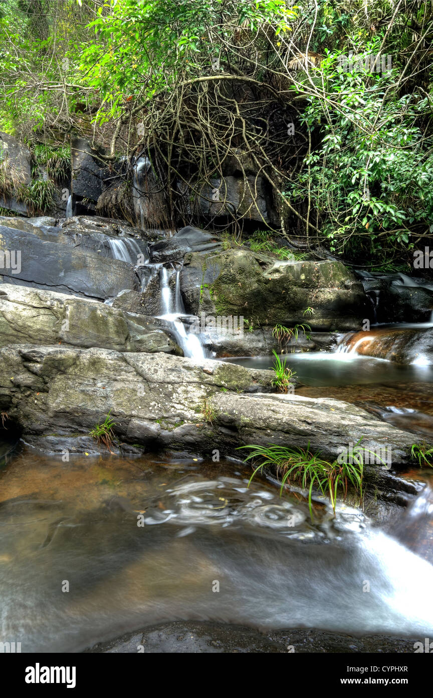 Beautiful waterfall in green summer hi-res stock photography and images ...