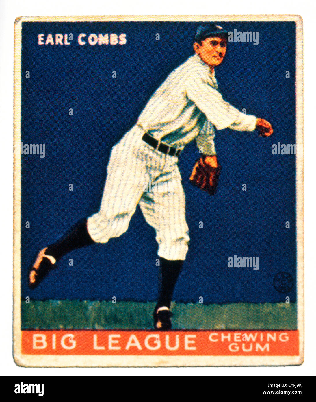 Vintage baseball player card hi-res stock photography and images - Alamy