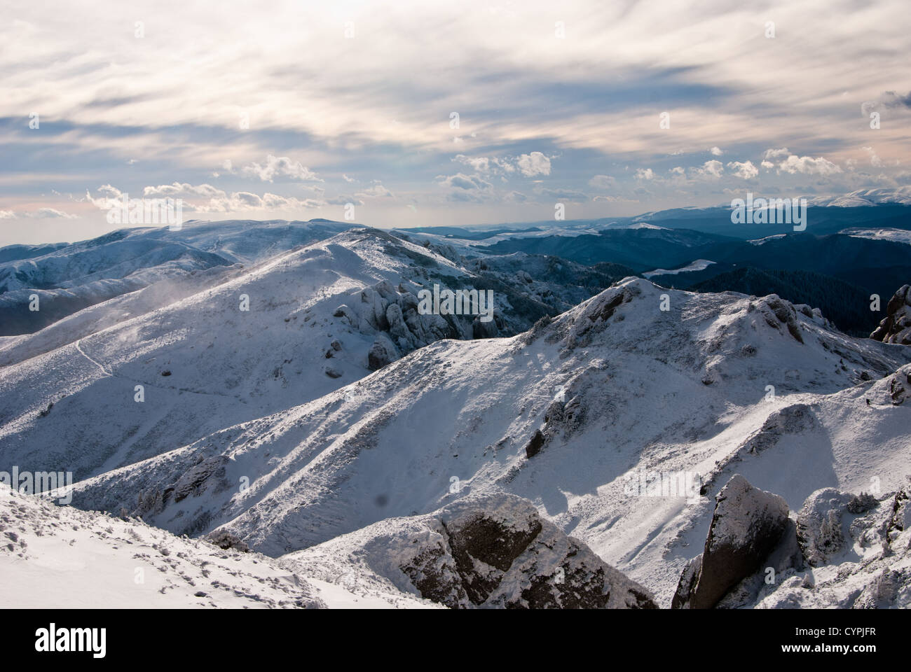 Ciucas mountain landscape Stock Photo - Alamy