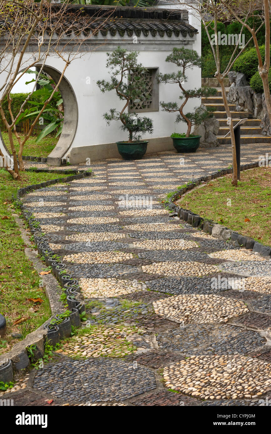 path in chinese garden Stock Photo - Alamy