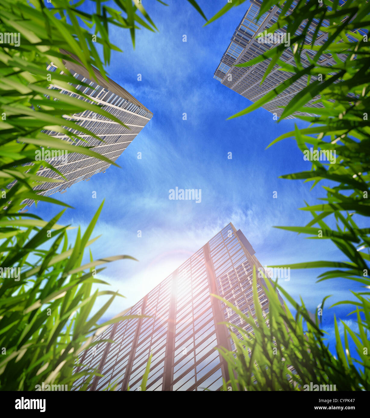 Sky scraper view hi-res stock photography and images - Alamy