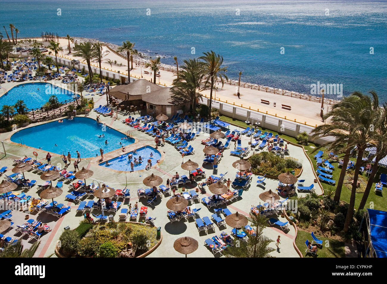 pool and gardens holiday resort sunset beach benalmadena malaga costa ...
