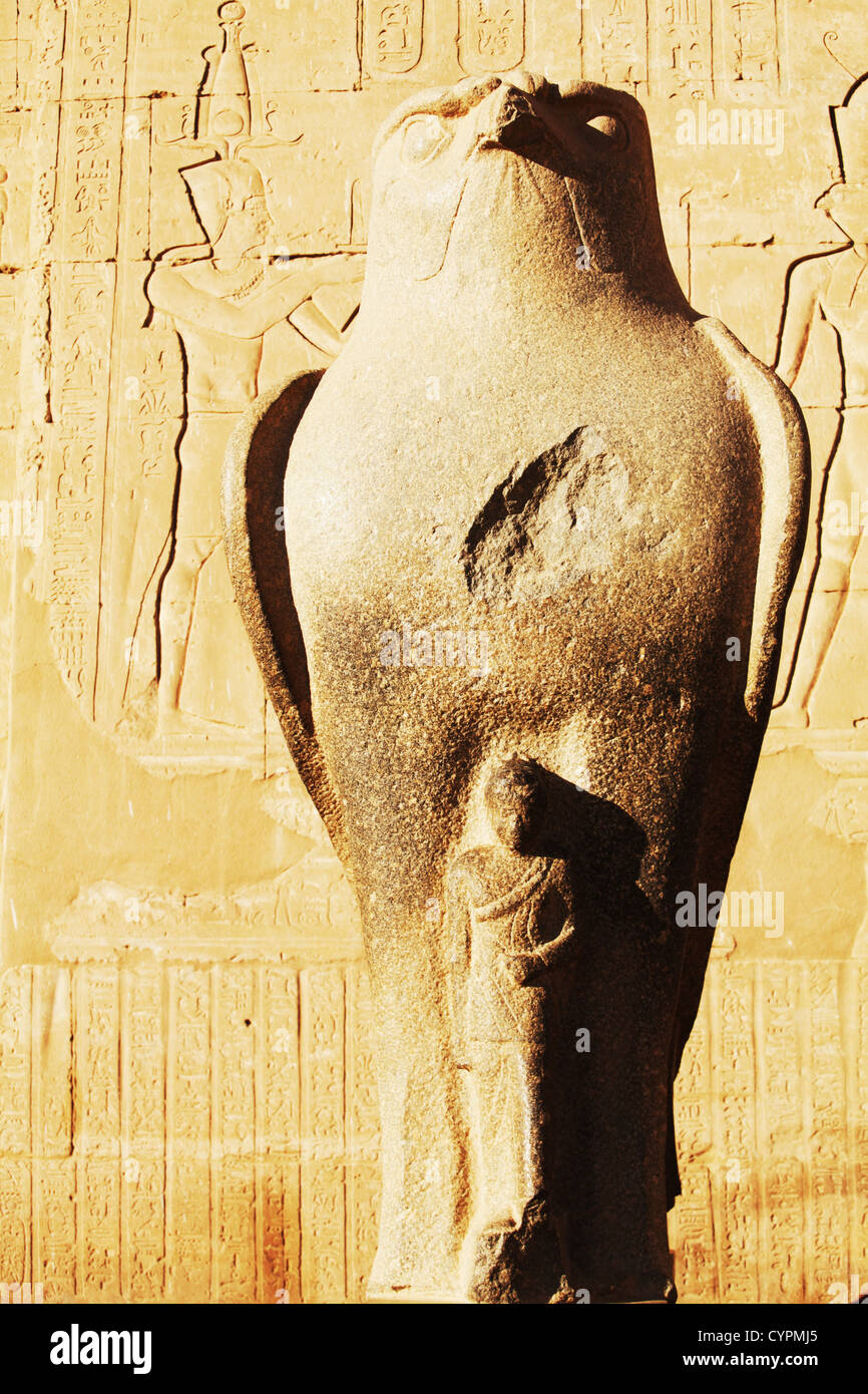 temple of Horus in Edfu, Egypt Stock Photo - Alamy