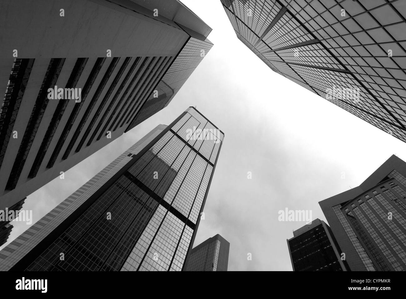 City of high rise building and high rise building buildings Black and ...