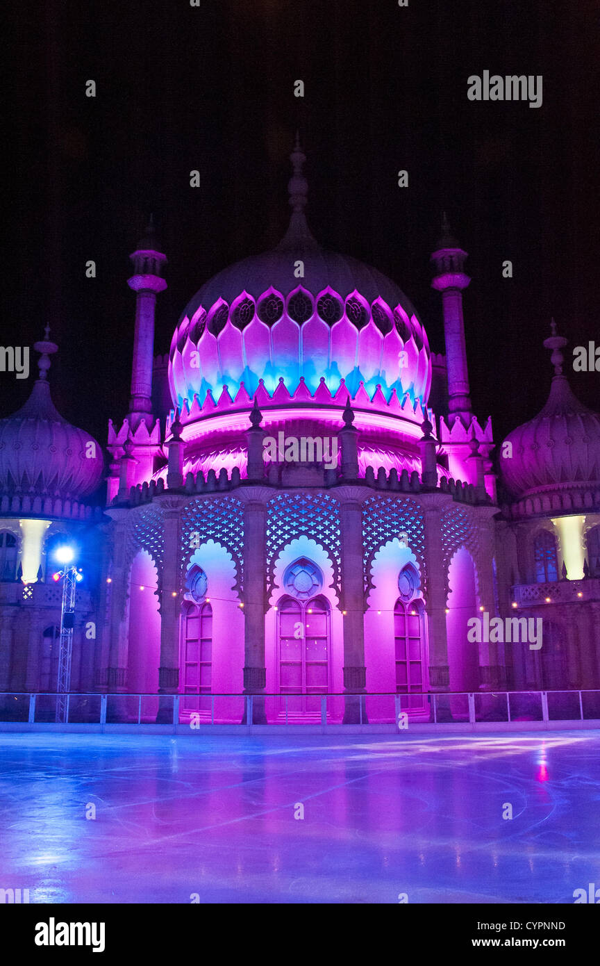 Brighton, UK. 8th Nov, 2012. Winter palace - the Royal Pavilion ...