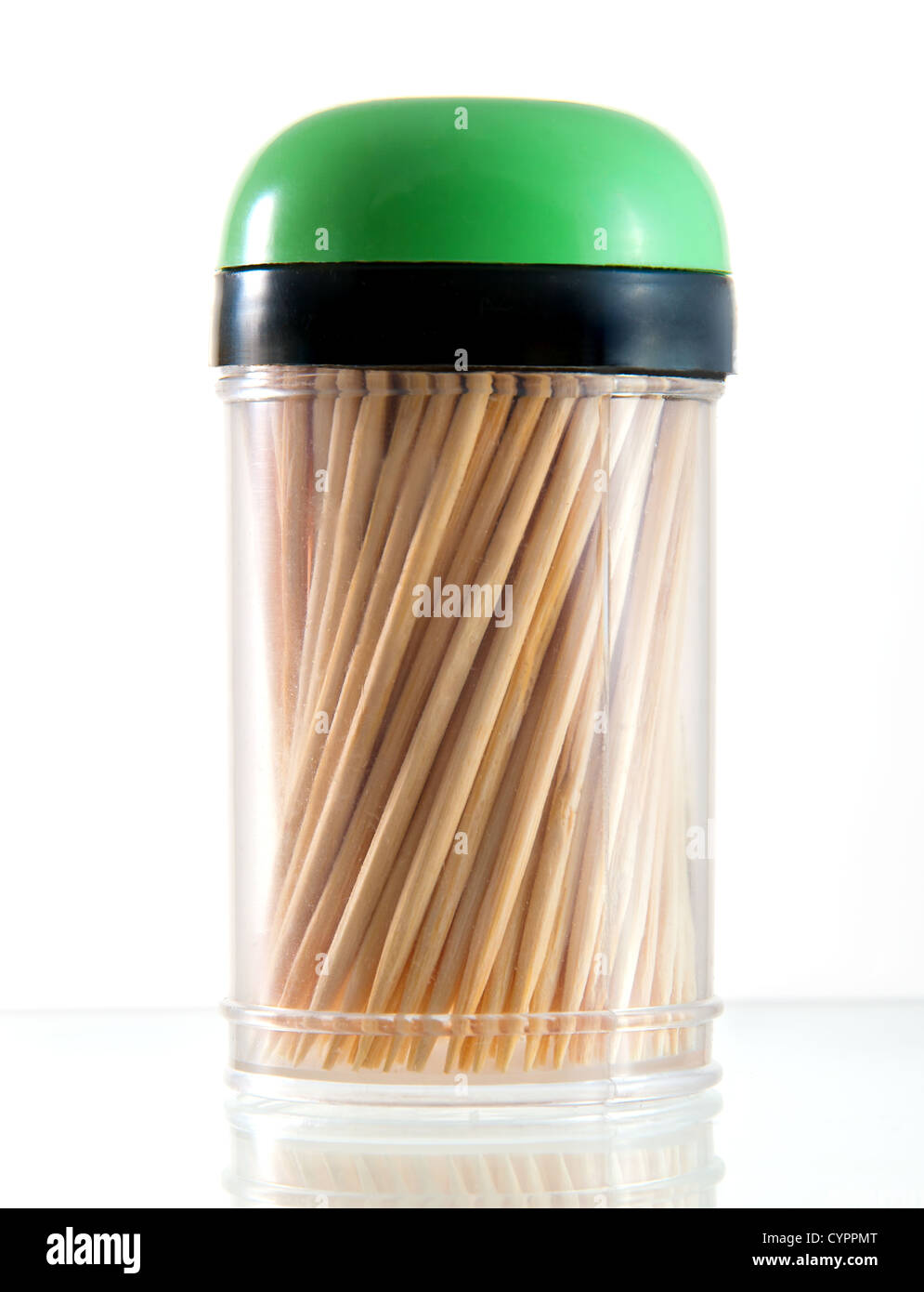 Container for basic dental care toothpicks Stock Photo - Alamy
