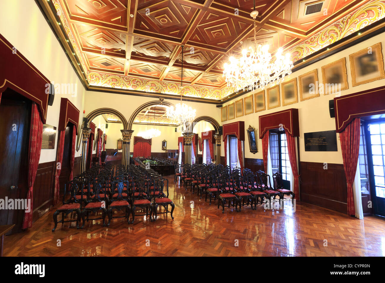 Meeting hall inside hi-res stock photography and images - Alamy