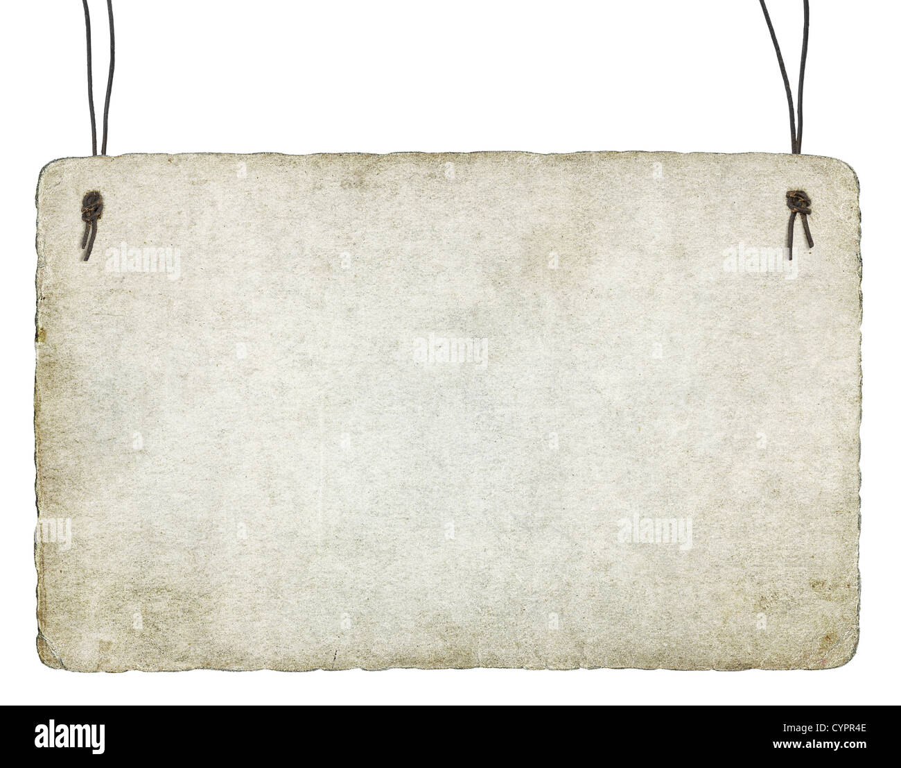 Old blank white paper Cut Out Stock Images & Pictures - Alamy