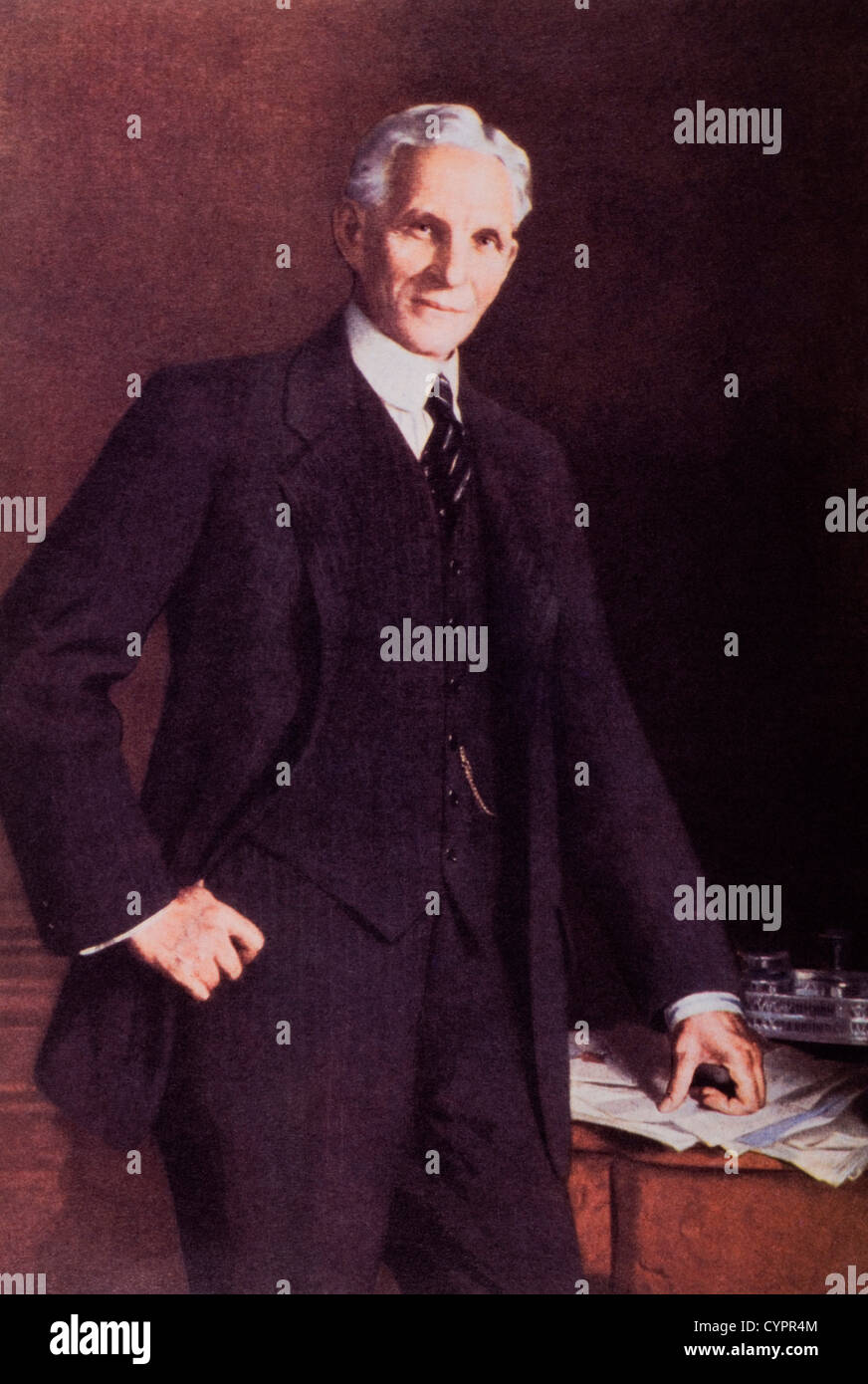 Henry Ford (1863-1947), American Industrialist and Pioneer Automobile ...