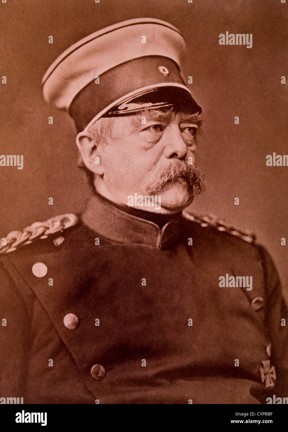 Otto von Bismarck (1815-1898), German Statesman, Portrait Stock Photo ...