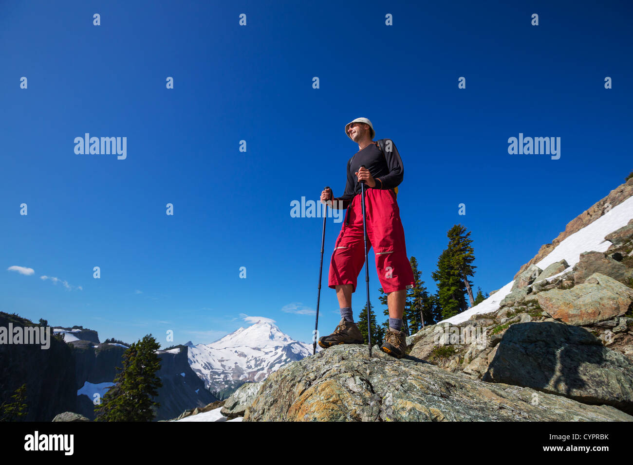 hiking in Mt.Baker area, Washington Stock Photo - Alamy