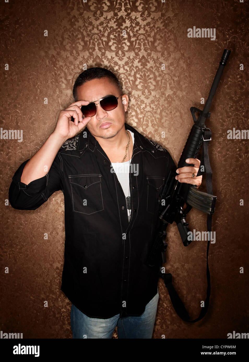 Large rifle hi-res stock photography and images - Alamy