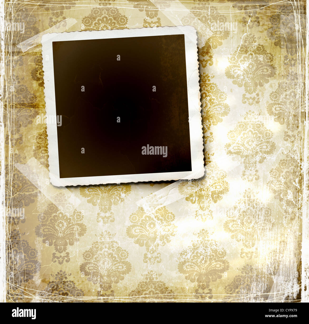 Vintage wallpaper floral design hi-res stock photography and images - Alamy