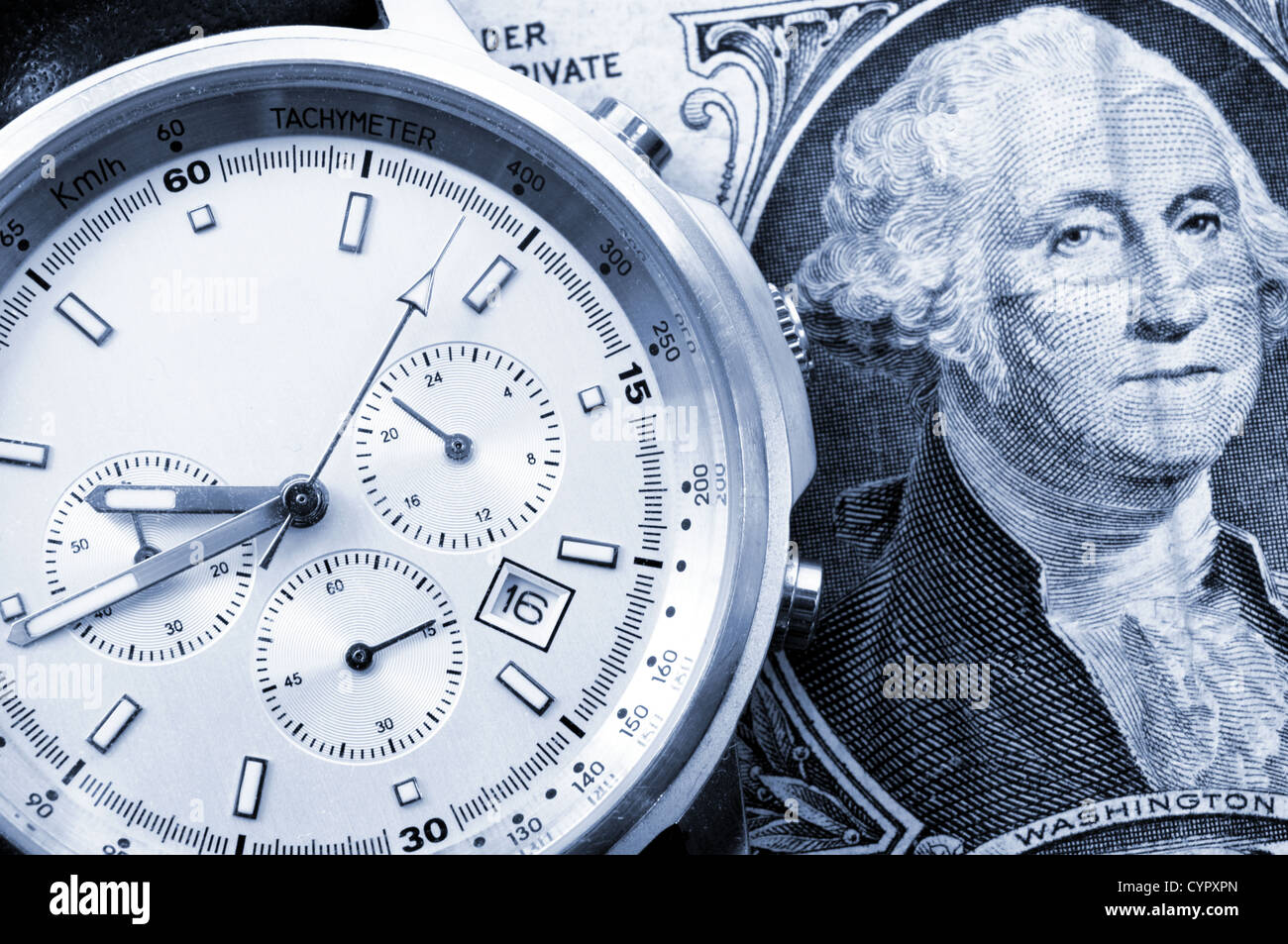 time is business money concept with watch Stock Photo - Alamy