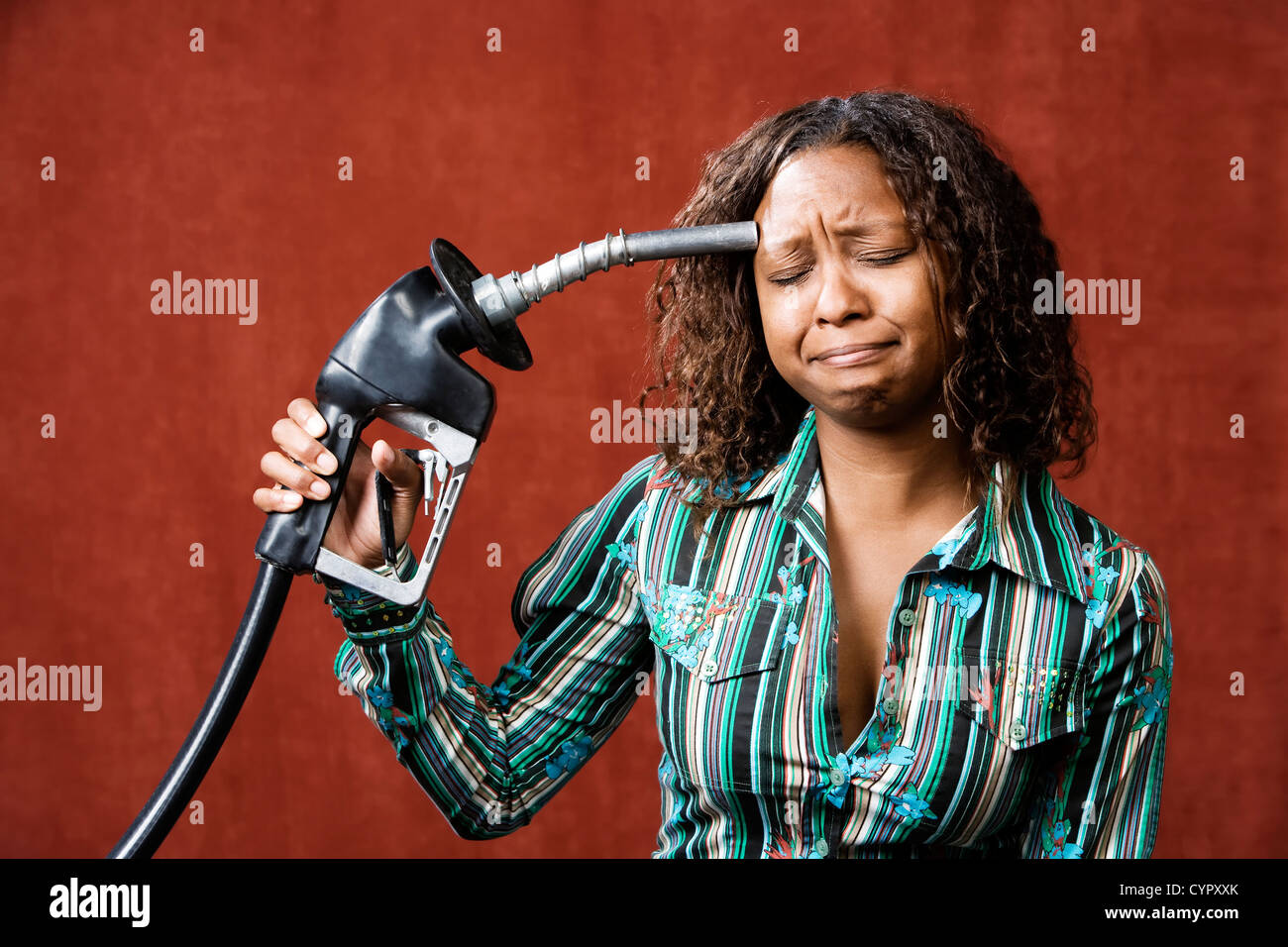 Lady holding gun hi-res stock photography and images - Alamy