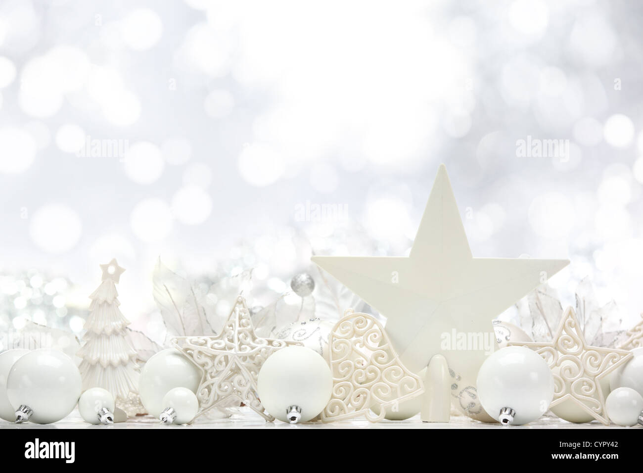 Abstract white christmas hi-res stock photography and images - Alamy