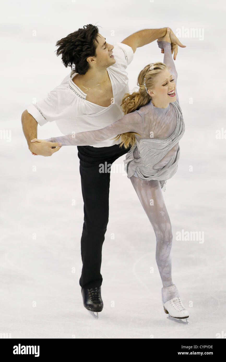 Kaitlyn Weaver, Andrew Poje (CAN), NOVEMBER 3, 2012 - Figure Skating : Kaitlyn Weaver and Andrew ...