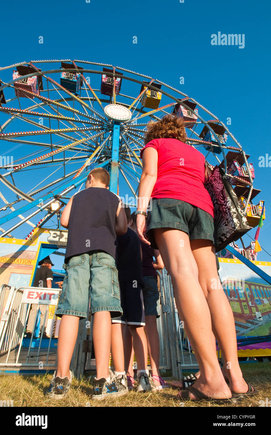 The Ferris Wheel Ride At The Annual Great Circus Parade Milwaukee