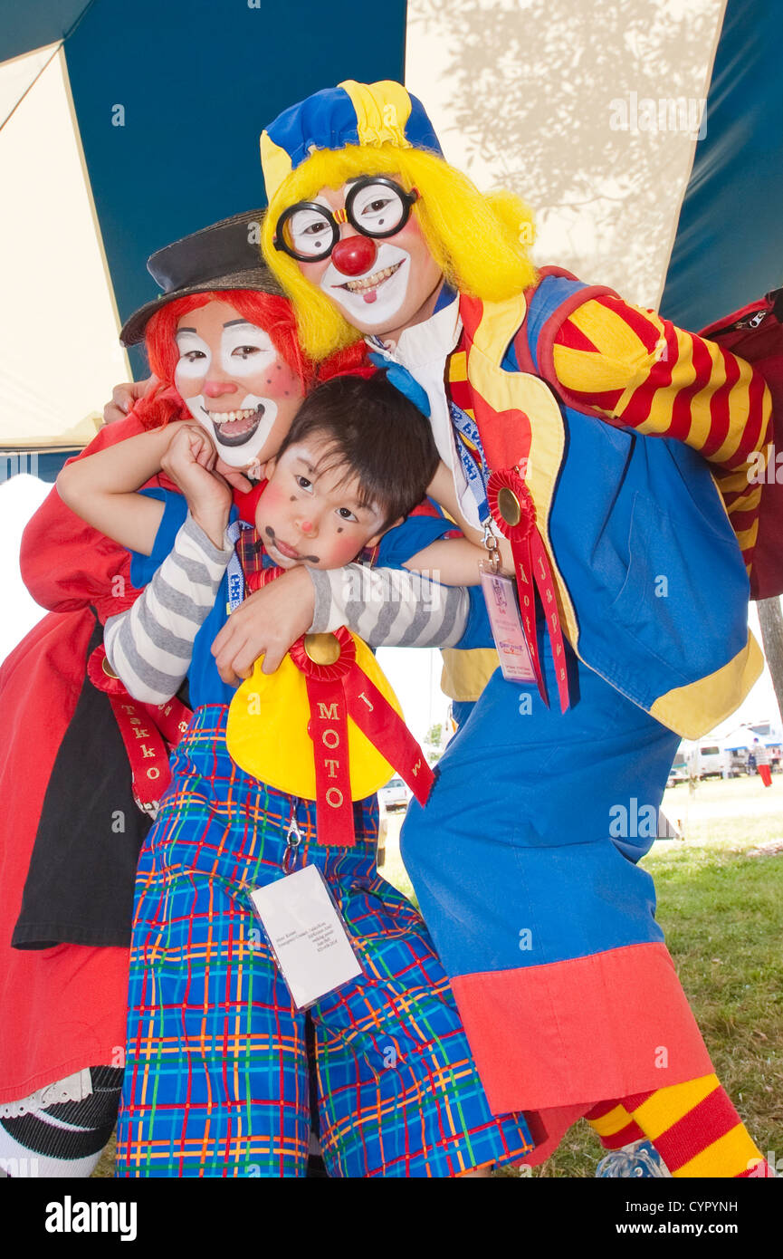 Clowns at the annual Great CIrcus Parade, Milwaukee, Wisconsin Stock ...