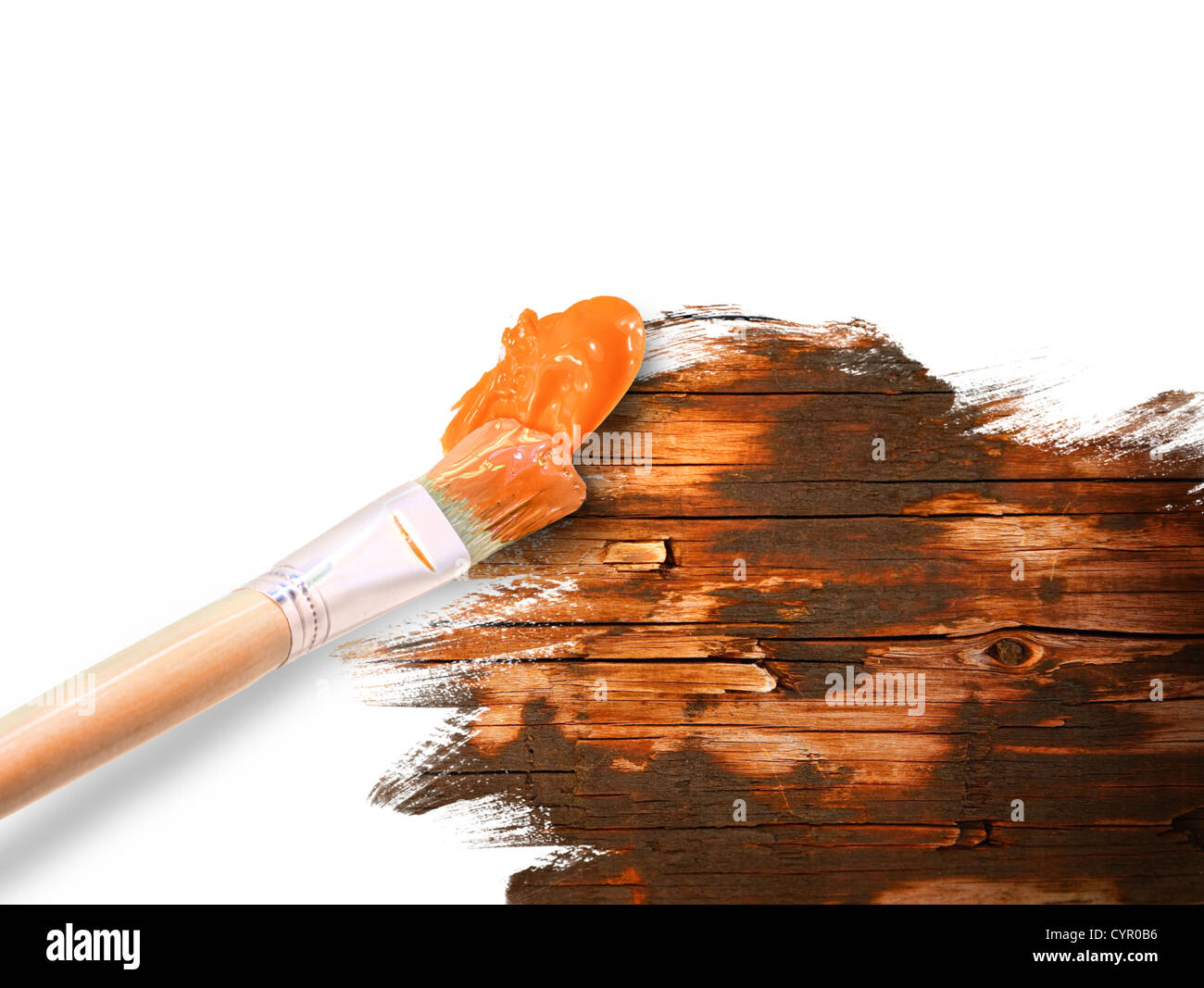 Painting a texture background with copy-space for text Stock Photo - Alamy