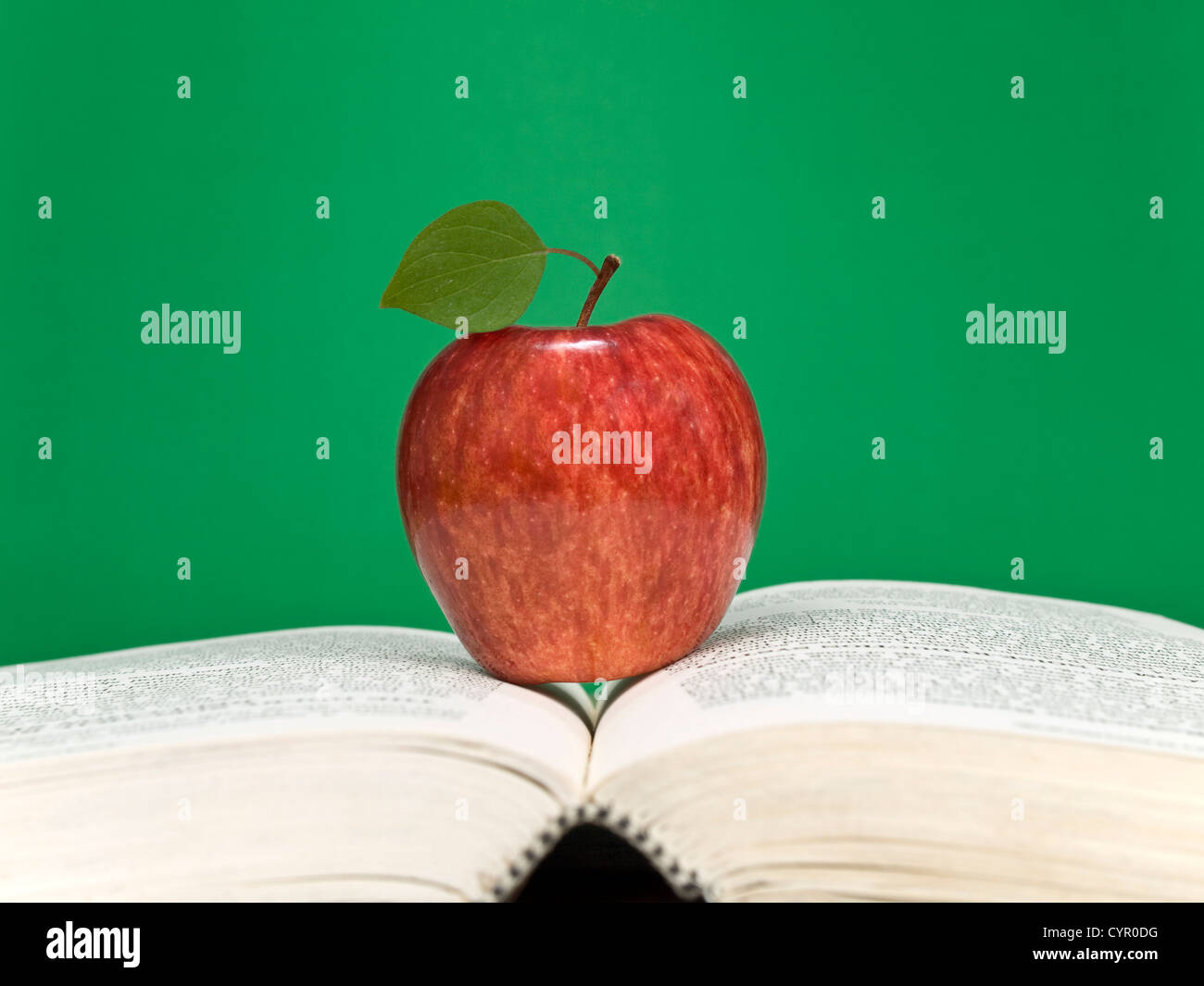 Red apple in open hi-res stock photography and images - Alamy