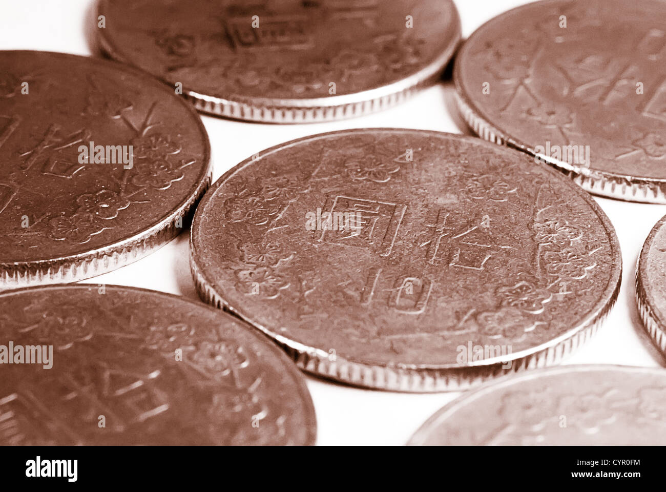Taiwan coin hi-res stock photography and images - Alamy