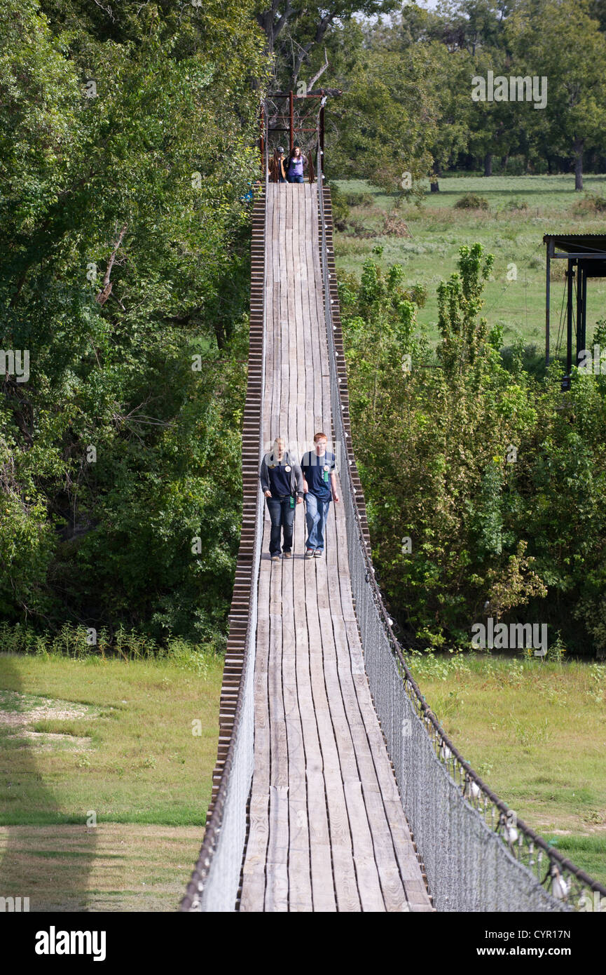 Wood plank bridge hi-res stock photography and images - Alamy